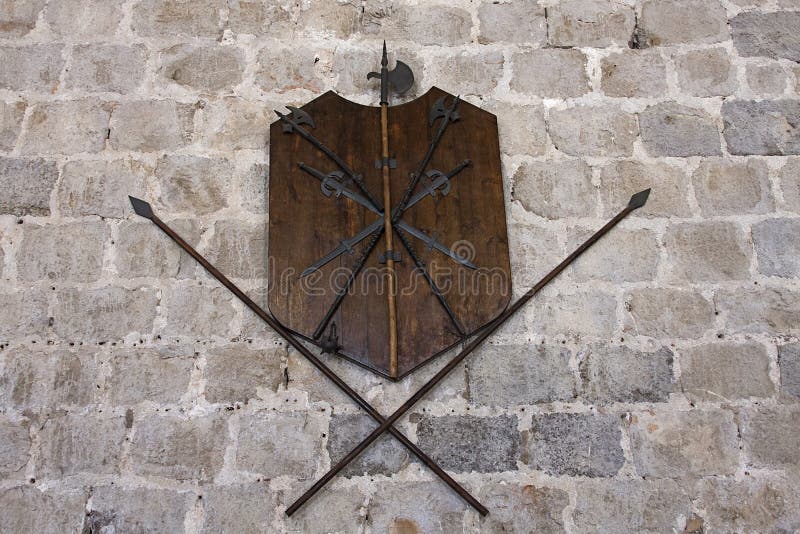 Medieval arms stock photo. Image of crest, arms, armour - 148819718