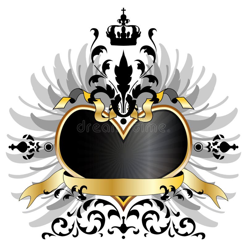 Vector coat of arms. stock vector. Illustration of heraldic - 10431674