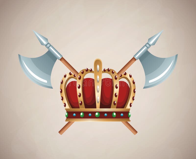 Medieval army emblem stock vector. Illustration of knight - 111208738