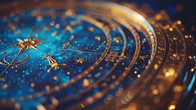 Medieval Astronomical Clock. an Ancient Astronomical Clock Scheme Stock ...