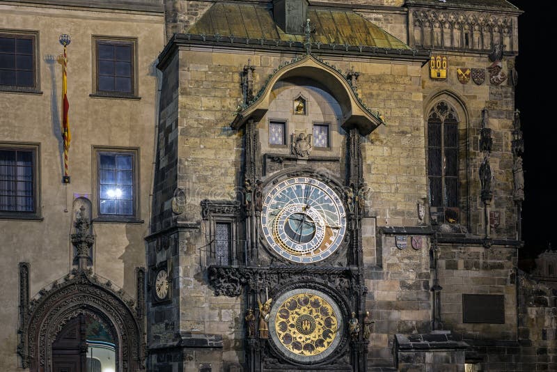 The Medieval Astronomical Clock Stock Photo - Image of czech, cityscape ...