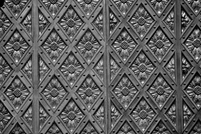 Metal Medieval Door Background Stock Photo - Image of ancient, brown ...