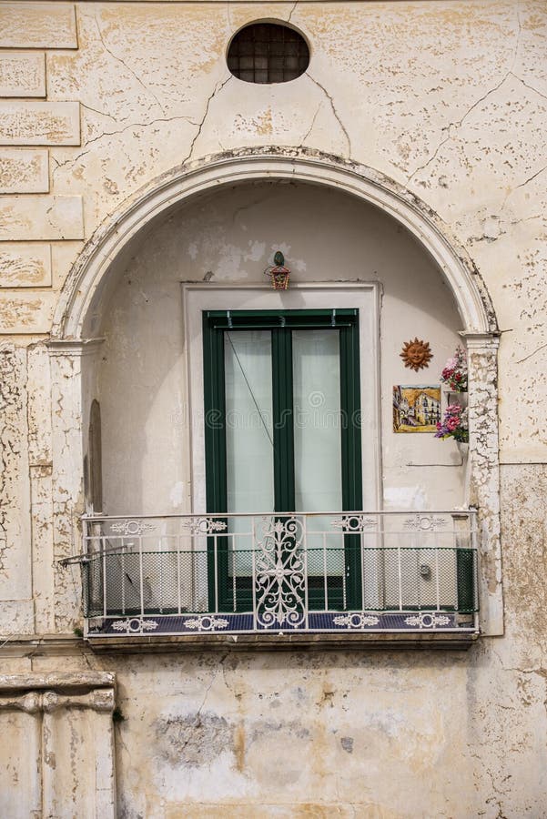 Medieval Balcony and Windows Stock Photo - Image of detail, house ...