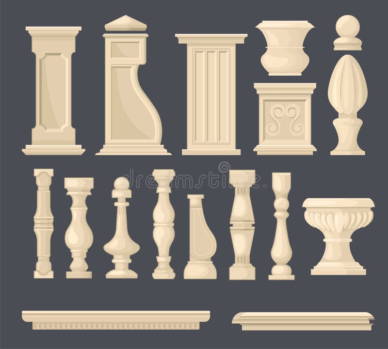 Ornate Balusters Stock Illustrations – 31 Ornate Balusters Stock ...