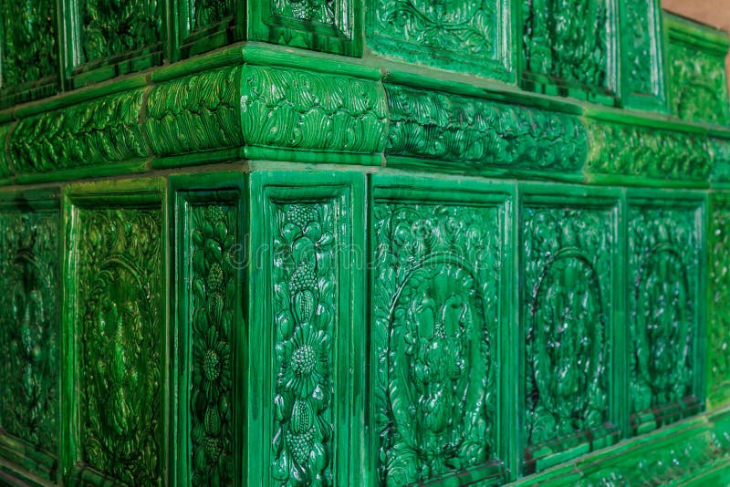 Medieval Bas-reliefs. Background with Selective Focus and Copy Space ...