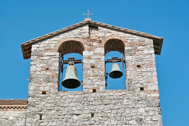 Medieval bell tower stock image. Image of bell, christianity - 26031765