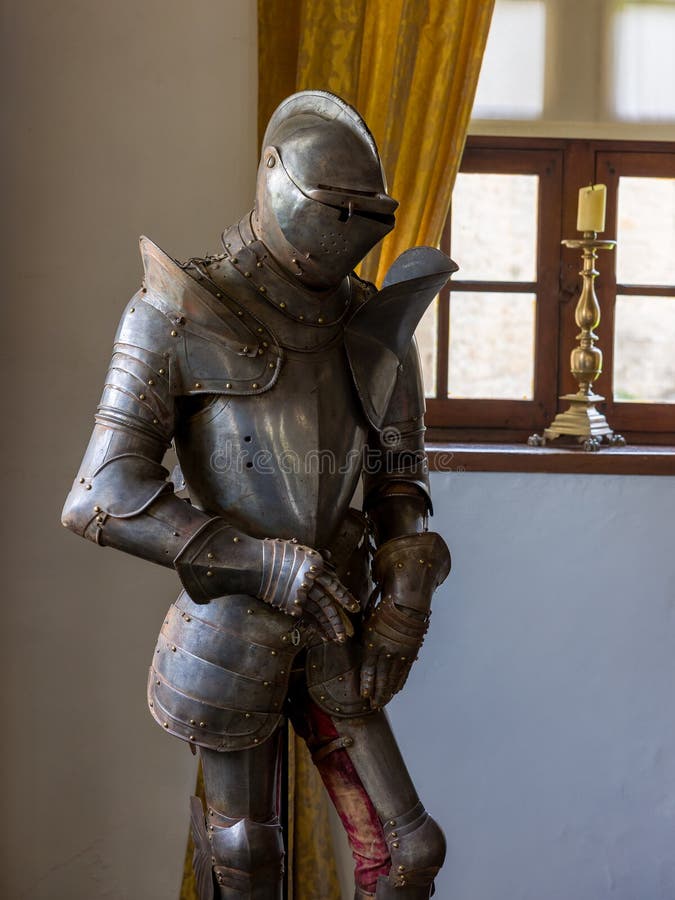 Medieval body armour stock image. Image of armour, headwear - 270460021