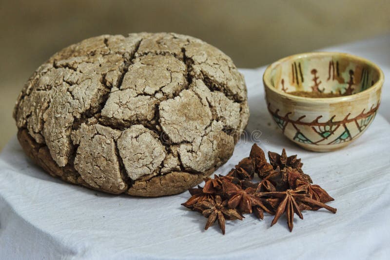 Medieval bread stock photo. Image of dough, anzac, oatmeal - 287038146