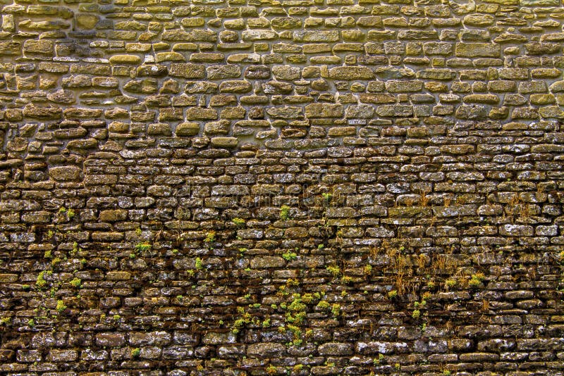 Medieval the brick wall stock image. Image of object - 56457793
