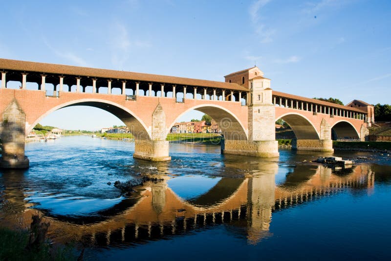 Medieval bridge stock image. Image of architecture, lombardy - 3141385