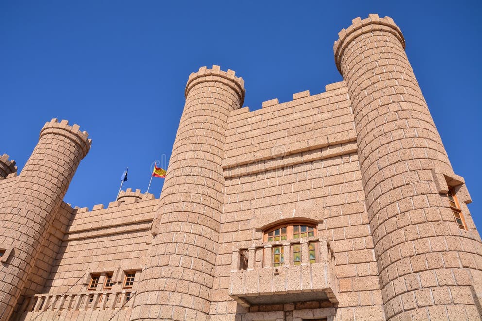 Medieval Brown Castle stock photo. Image of fortress - 55627014