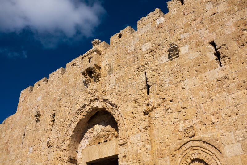 Medieval Building with Arched Windows in Daylight Stock Photo - Image ...