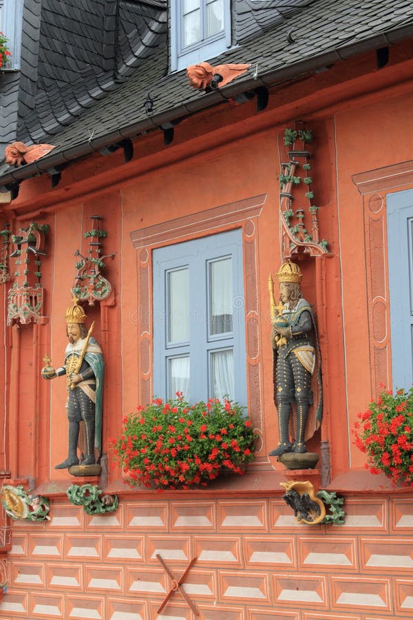 Medieval Building Decoration Stock Photo - Image of building ...