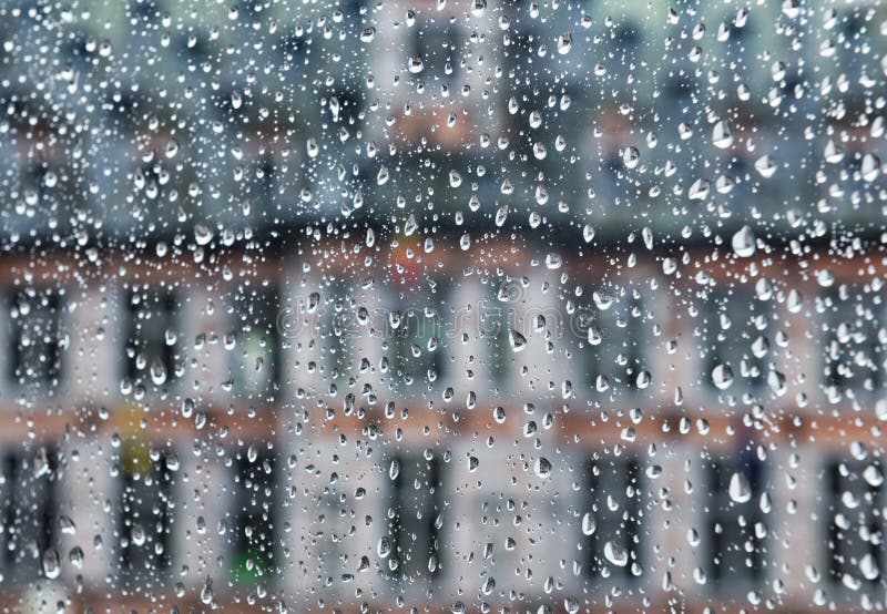 Medieval Building Visible through Glass Stock Photo - Image of natural ...