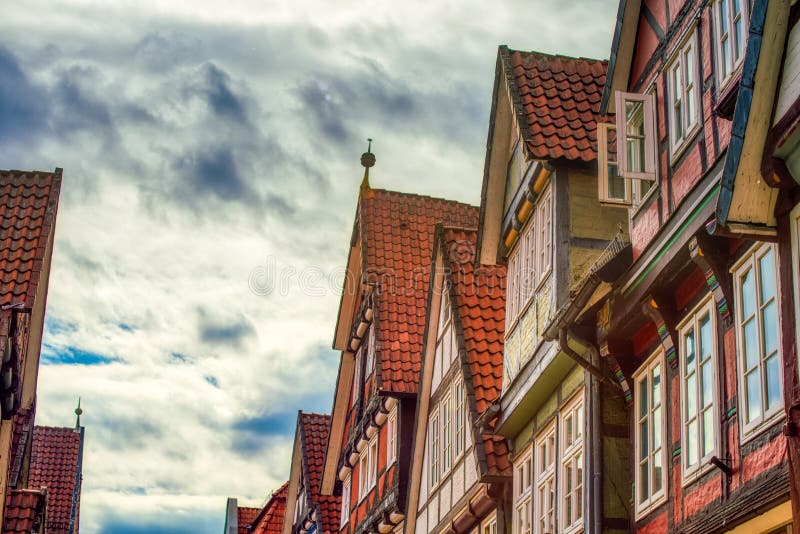Medieval Buildings of Celle Germany Stock Photo - Image of historic ...