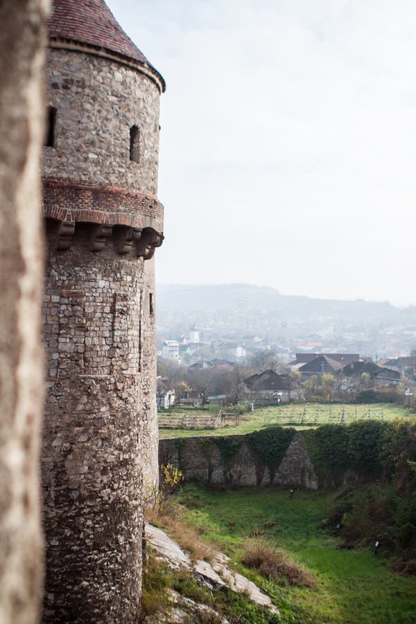 Medieval castel tower stock photo. Image of stone, citadel - 85288672