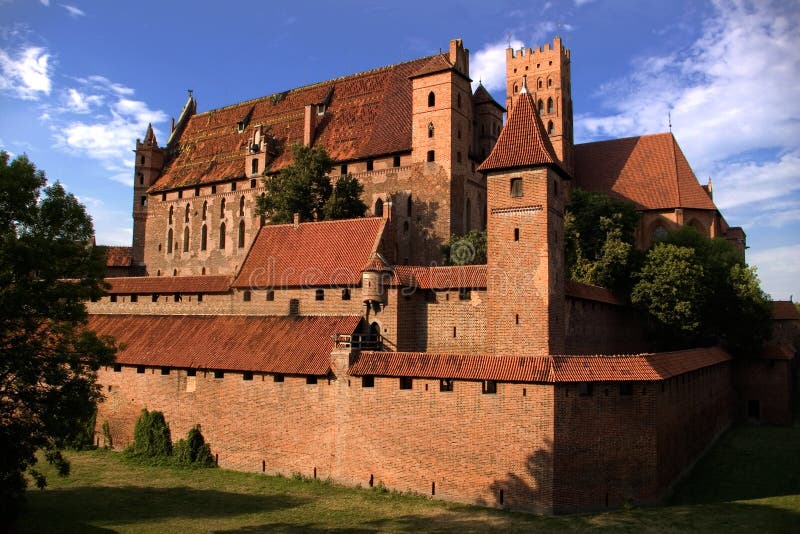 Medieval castle stock photo. Image of tower, fort, building - 44584