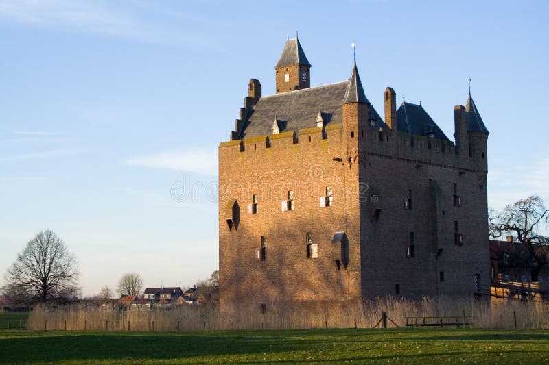 Medieval castle stock photo. Image of exterior, forest - 13516776