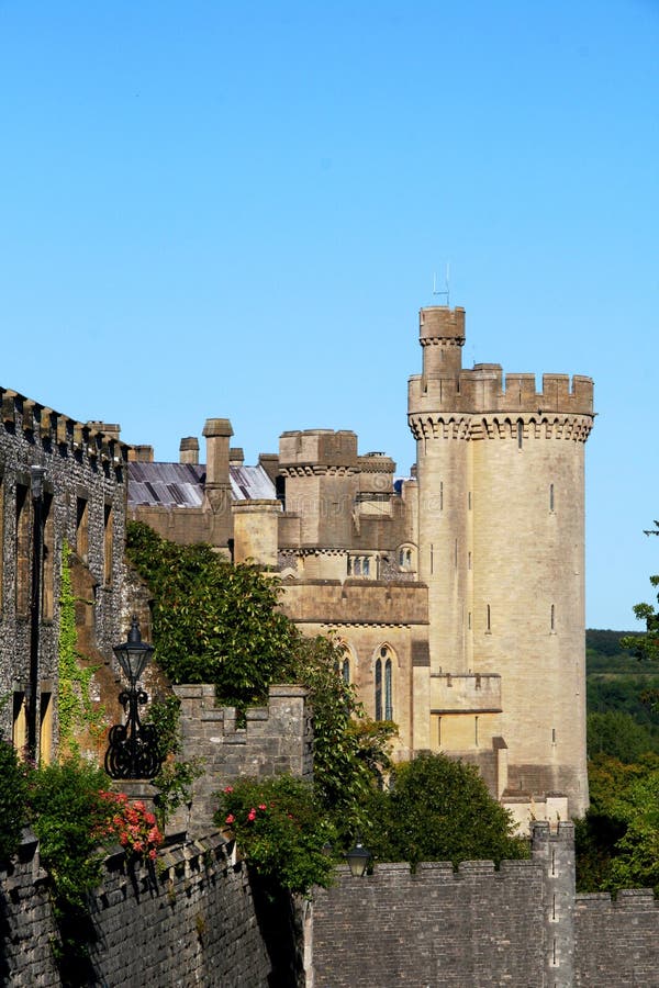 Medieval castle stock image. Image of turret, castle - 20983247