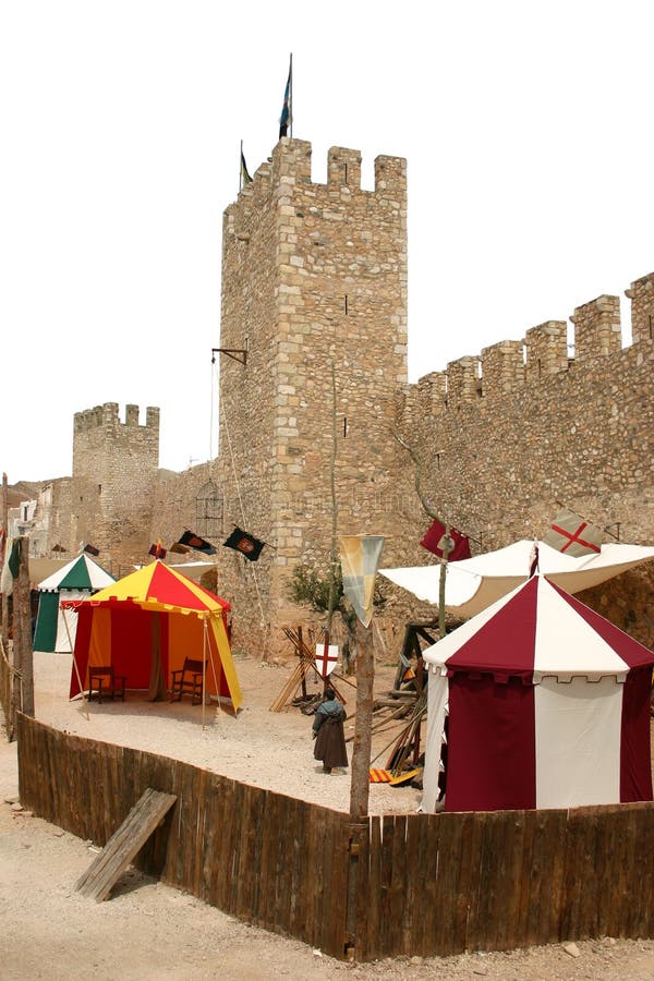 Medieval castle stock photo. Image of merlon, travel, wars - 372260