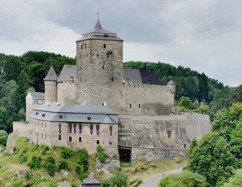 Medieval castle bone stock photo. Image of europe, romantic - 79687168