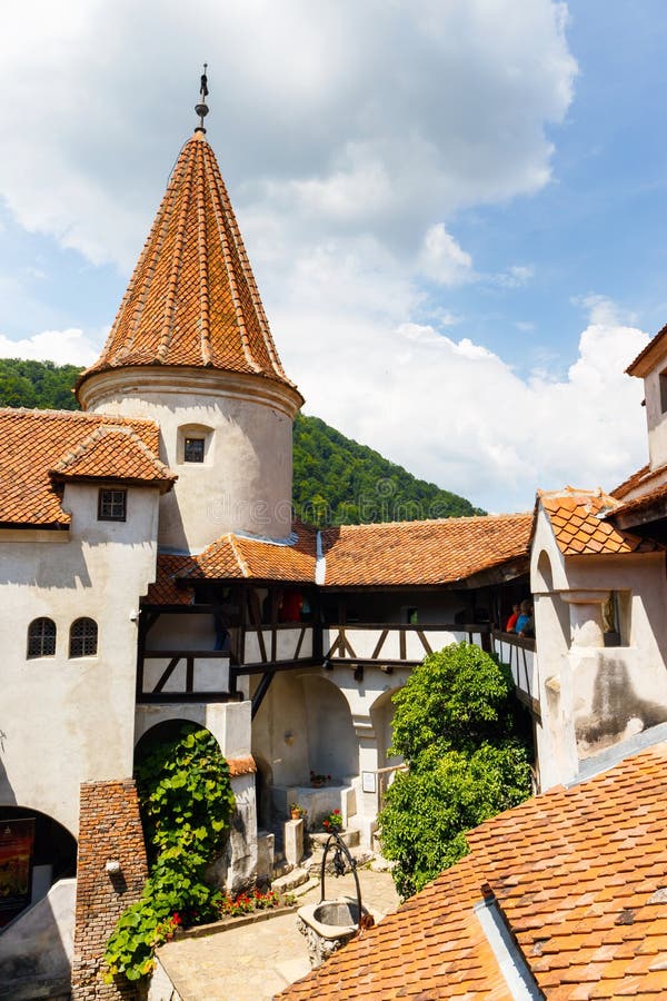 Bran Castle, Romania stock image. Image of romania, roofs - 5167153