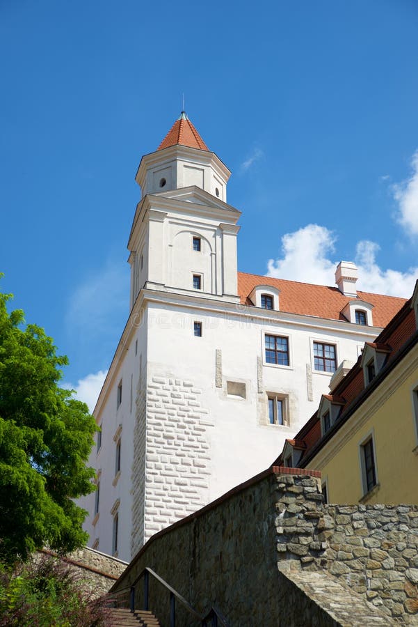 Medieval Castle in Bratislava Stock Image - Image of medieval, citylife ...