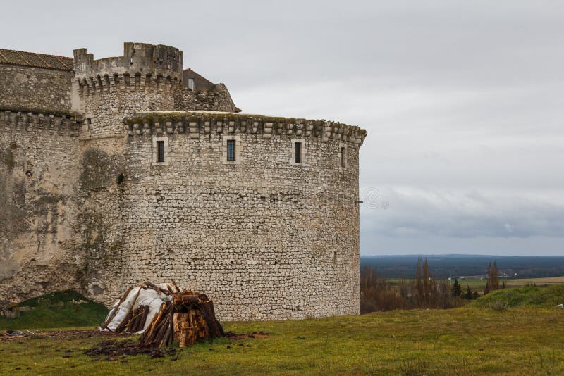 Medieval Castle in the Center of Cuellar Stock Image - Image of palace ...