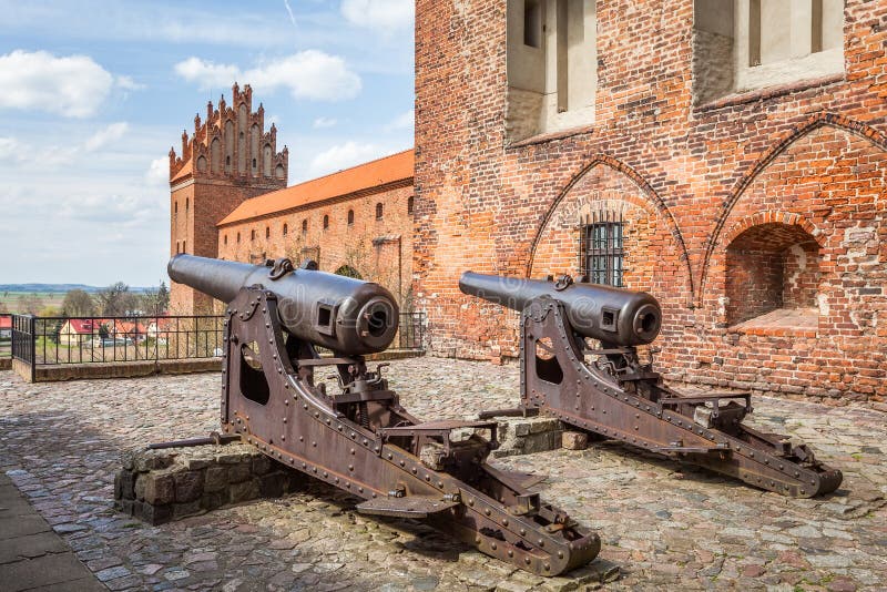 The Medieval Castle Defense Stock Image - Image of historic, medieval ...