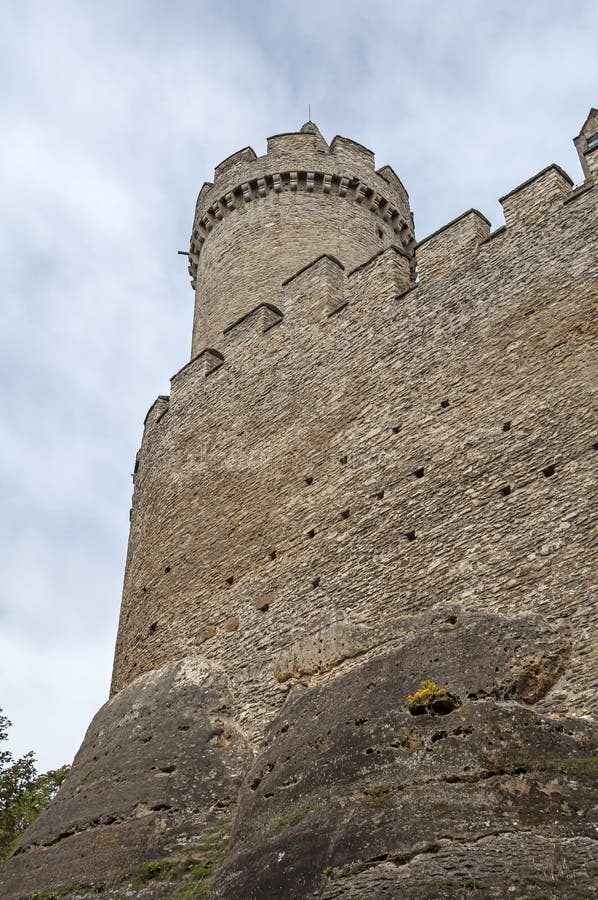 Medieval castle. stock image. Image of wall, kokorin - 55161705