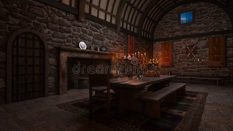 Medieval Castle Dining Hall