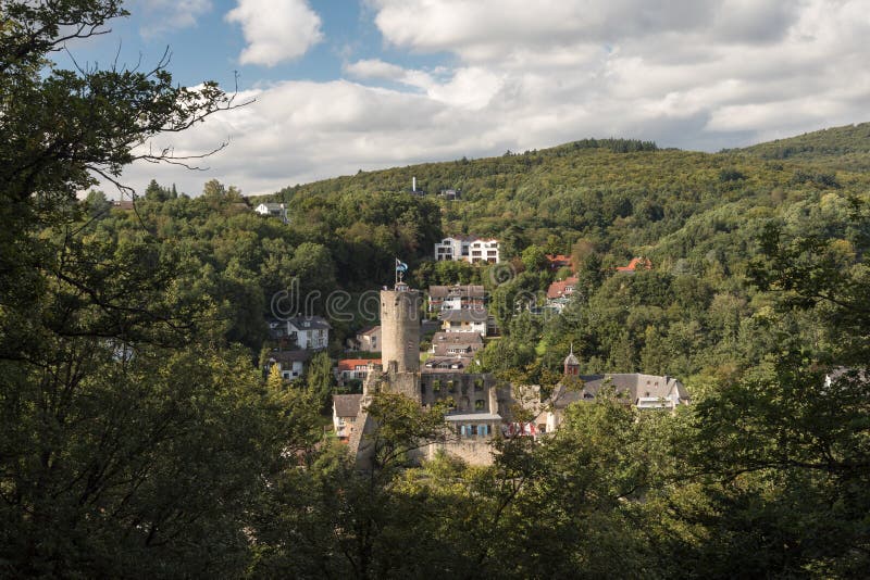 Medieval Castle of Eppstein Stock Image - Image of hesse, germany ...