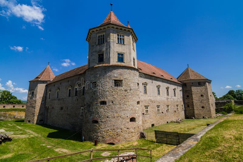 Medieval Castle Fagaras Romania Stock Image - Image of beautiful ...