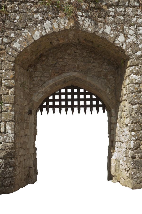 Medieval Castle Gate, England Stock Photo - Image of architecture ...