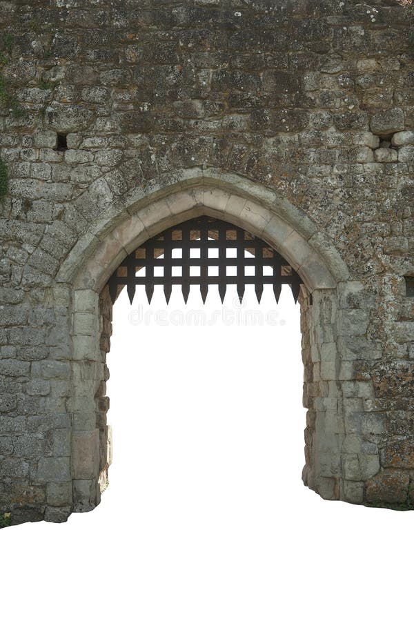 Medieval Castle Gate, England Stock Image - Image of medieval ...