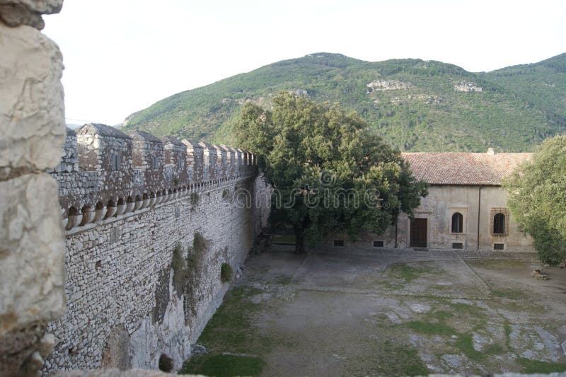 Medieval castle ground stock photo. Image of architecture - 79429144