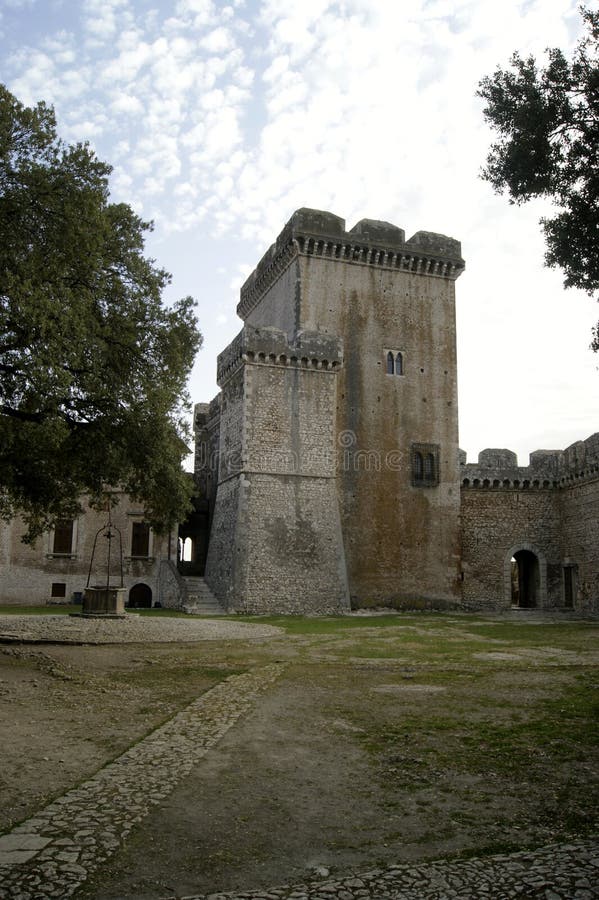 Medieval castle ground stock photo. Image of lazio, sermoneta - 79494664