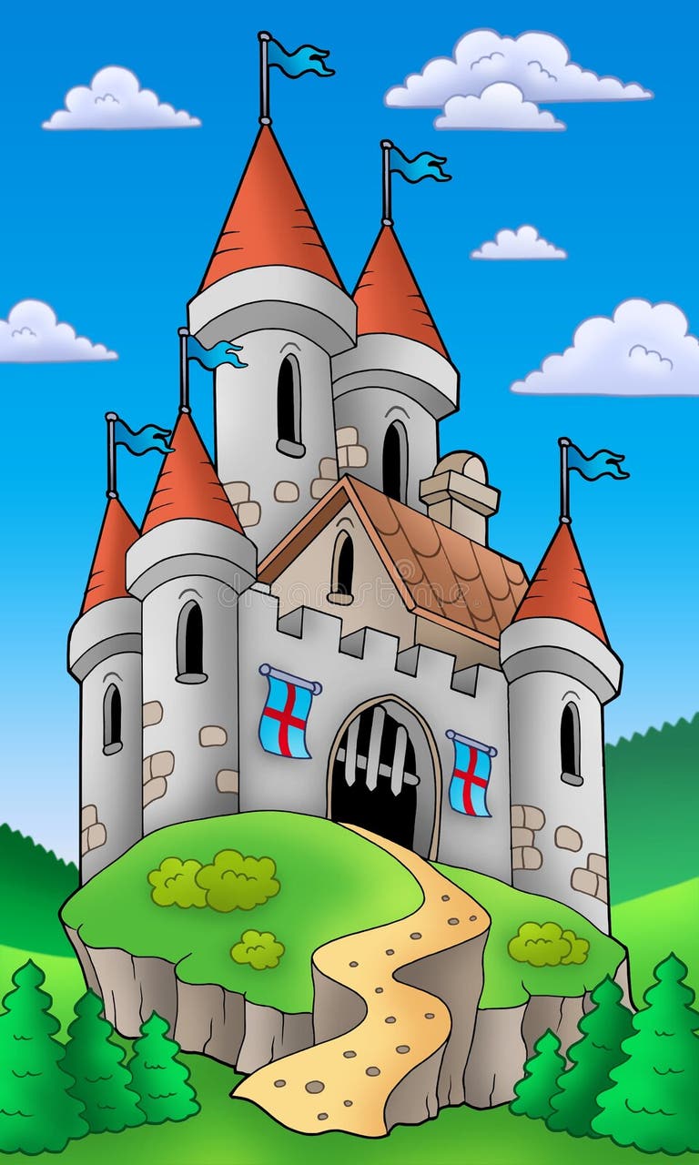Medieval Castle Color Illustration Stock Illustrations – 6,295 Medieval ...