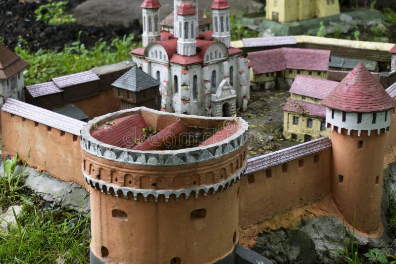 Medieval castle mini stock image. Image of poland, gothic - 55266305