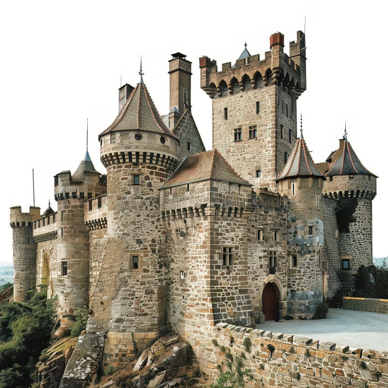 A Medieval Castle with Modern Extensions Representing the Integration ...