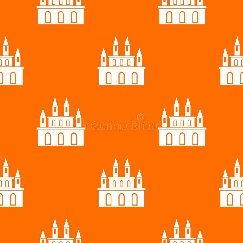 Medieval Castle Pattern Seamless Stock Vector - Illustration of knight ...