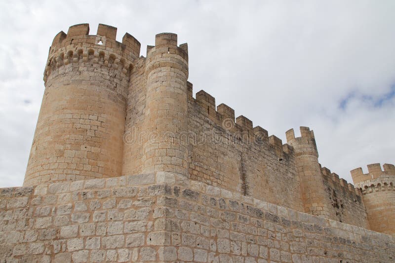 Medieval Castle in Penafiel - Spain Stock Photo - Image of penafiel ...