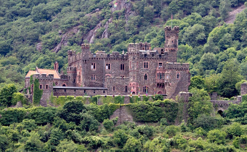 Burg Reichenstein stock image. Image of valley, reichenstein - 20616025