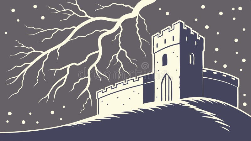 Formidable Gothic Castle Stock Illustrations – 93 Formidable Gothic ...