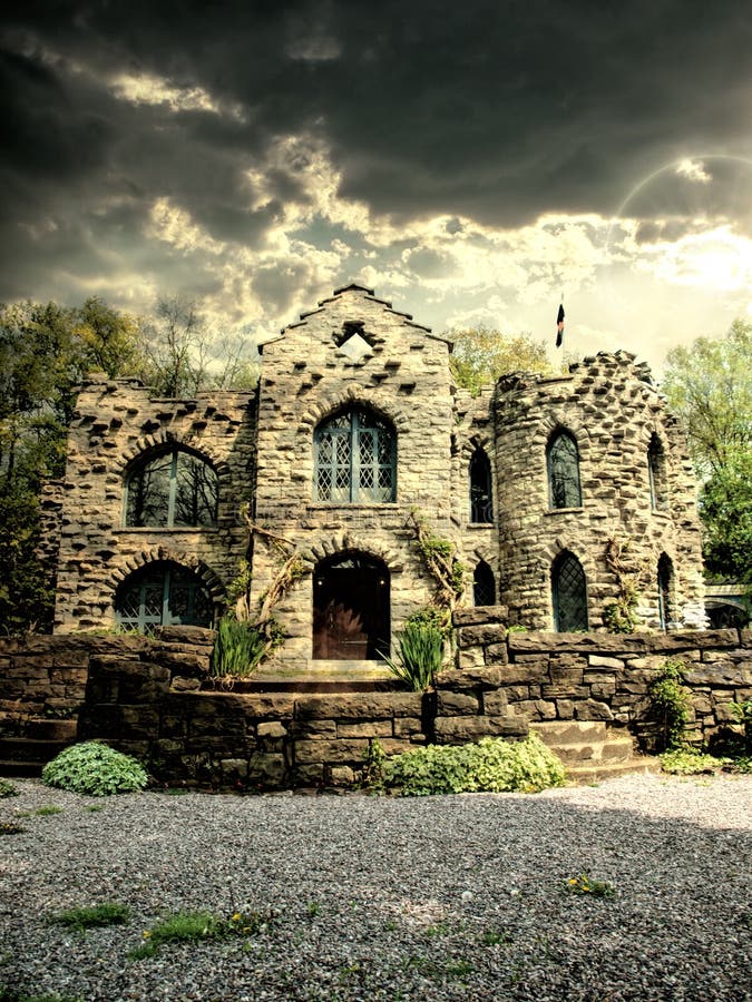 Squire S Castle in Cleveland, Ohio, Metroparks Stock Photo - Image of ...