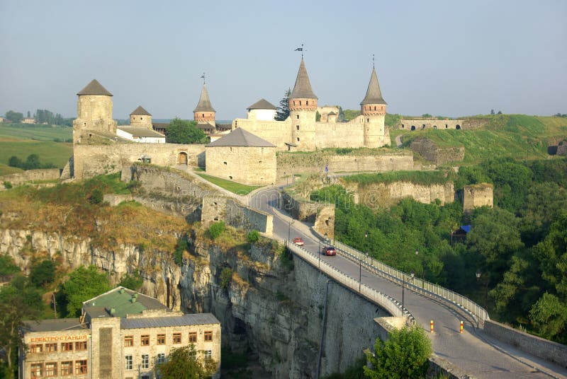 Medieval Castle in Ukraine. Stock Image - Image of territory, gate: 6914471