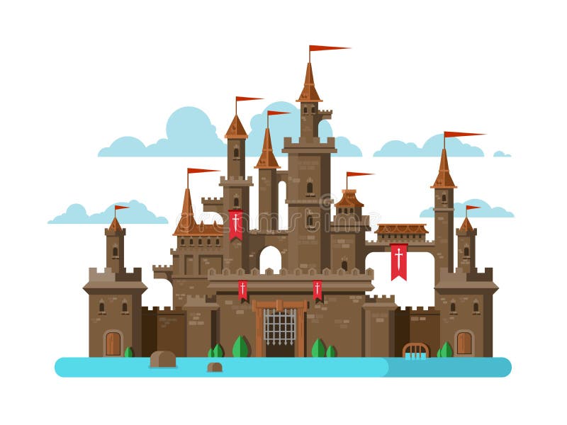 Moat Stock Illustrations – 255 Moat Stock Illustrations, Vectors ...