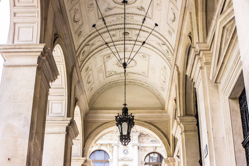 Medieval Ceiling Decoration Stock Photo - Image of ceiling, ornament ...