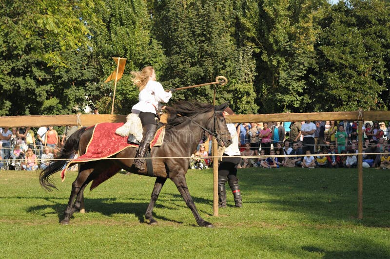 Medieval Celebration in Abbey De Forest Editorial Image - Image of ...