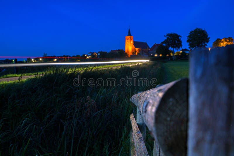 Medieval Church in a Beautiful Rural Landscape Stock Photo - Image of ...